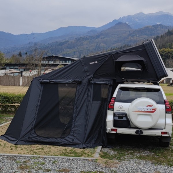 Quality Anti UV Side Opening Rooftop Tent Hard Shell Vehicle Roof Top Tent Moisture Proof for sale