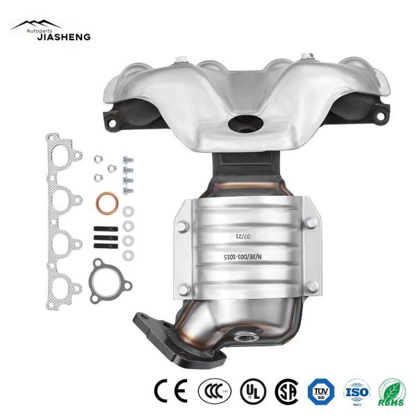 Quality High Flow Steel Catalytic Converter Lower fuel consumption ISO9001 for sale