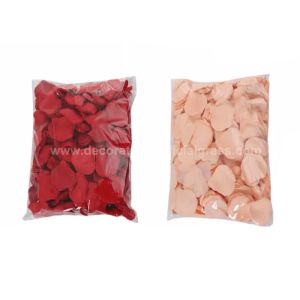 Quality 1000pcs Handmade Silk Cloth Faux Realistic Fake Rose Petals 5*5cm for sale