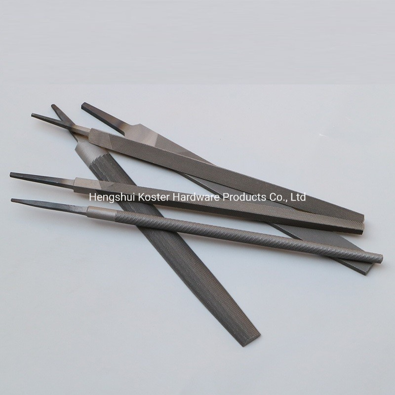 Flat Type Steel Files T10 T12 Size 6 8 10 13 Inch Bastard Second Smooth Single Double Cut Tooth Engineer&prime; S Hand Tools