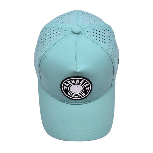 Quality Flat Brim Embroidered Baseball Caps With 100% Polyester Sweatband Custom Size for sale