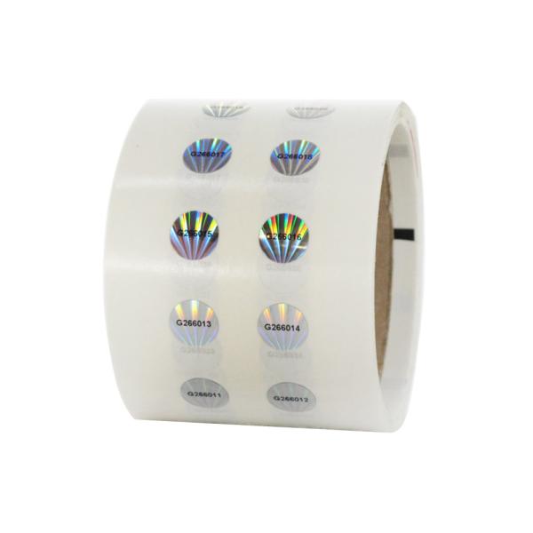 Quality Waterproof 2D 3D Round Roll Hologram Authentic Stickers for sale