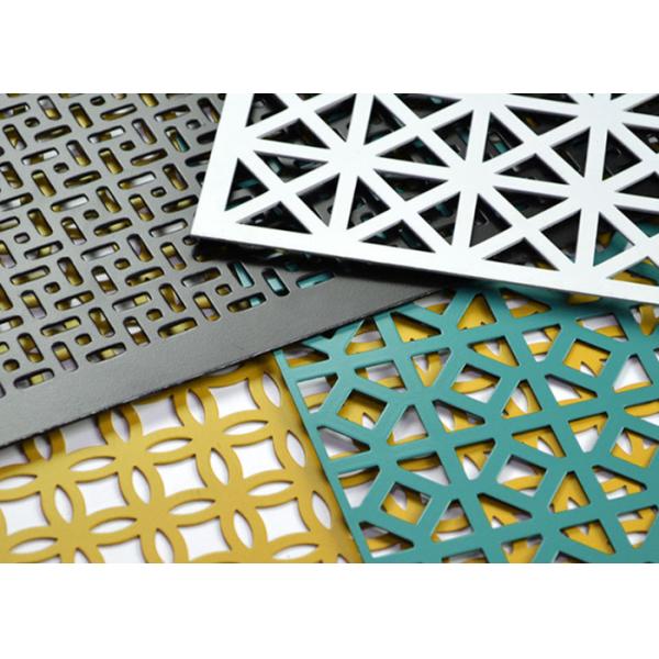Quality Powder Coated Perforated Stainless Steel Mesh Sheet With Variable Hole Diameter for sale