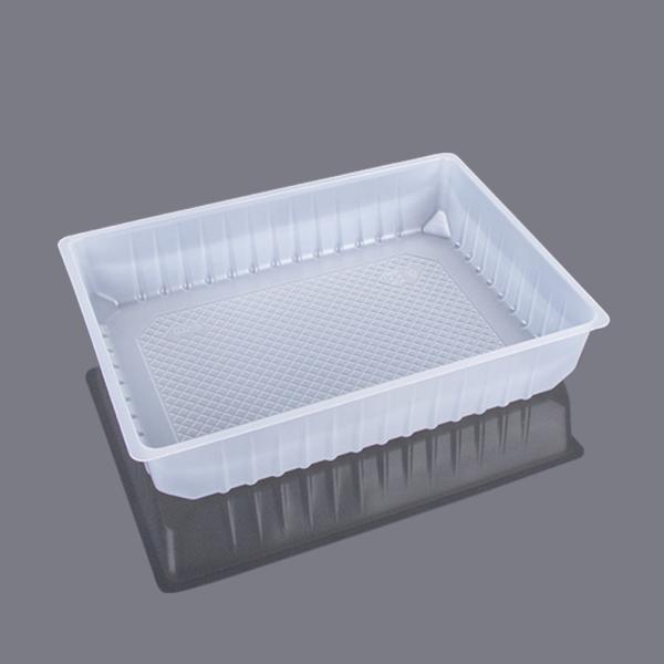 Quality White 0.65mm Food Grade Disposable Plastic Containers for sale