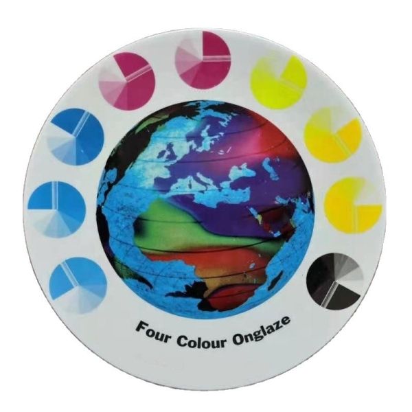 Quality Four-Color On-Glaze Ceramic Color Gold Stannate Purple and Iron Oxide Combination for sale