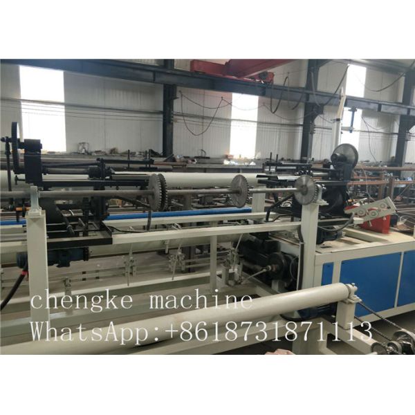 Quality PLC Control Fully Automatic single wire Chain Link Fence Machine fast and for sale