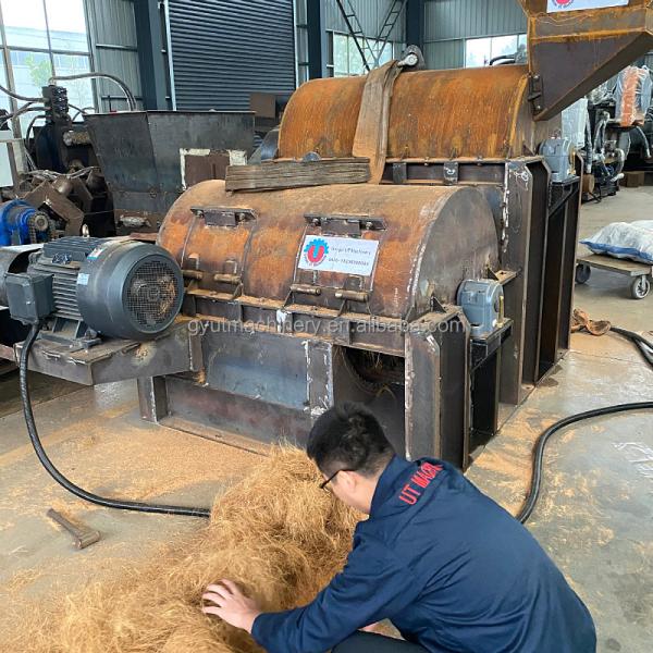 Quality 1000-1200kg/h Capacity Electric Coconut Shell Crusher for Energy Mining Needs for sale