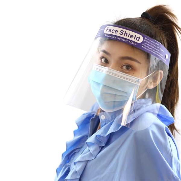 Quality Eco Friendly Adjustable Clear Plastic Full Face Shield for sale