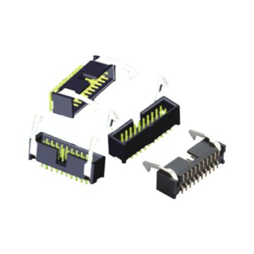 Quality H11.0 Ejector Header Double Row 1.27mm Pitch Right Angle SMT for sale