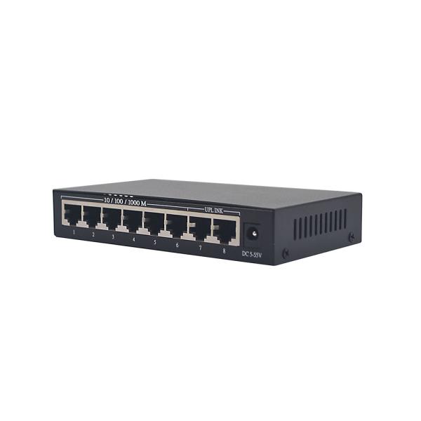 Quality 1310nm RX 1490nm 8 Port Ethernet Network Switch OEM FTTH Solution PoE Network for sale