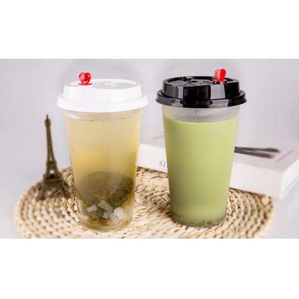 Quality Eco Friendly Cold Drink Cups , Disposable Juice Glasses With Lid 20oz Pp for sale