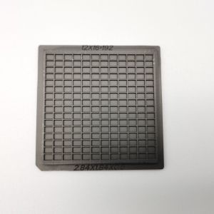 Quality Traditional Black 2 Inch Waffle Pack Chip Trays For Electronic Parts for sale