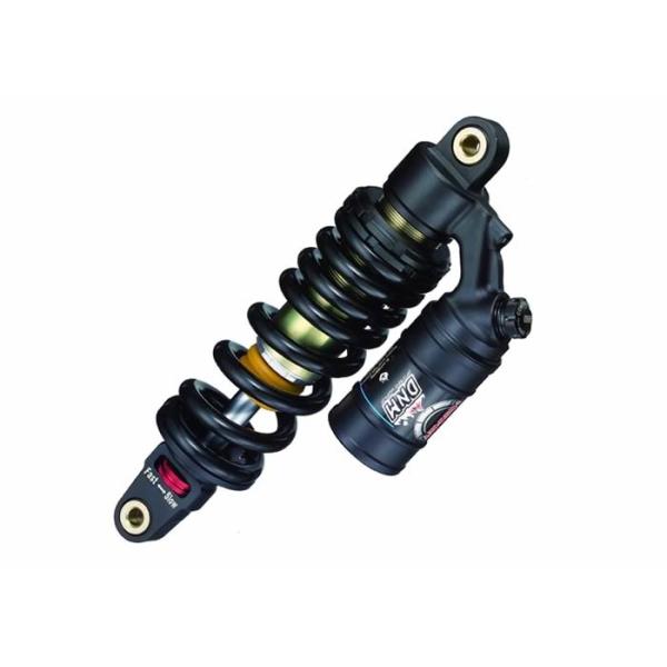 Quality Motorcycle Hydraulic Coil Spring Suspension Shock DNM with Piggyback Rebound/Compression Damper Adjustment 260-465mm for sale