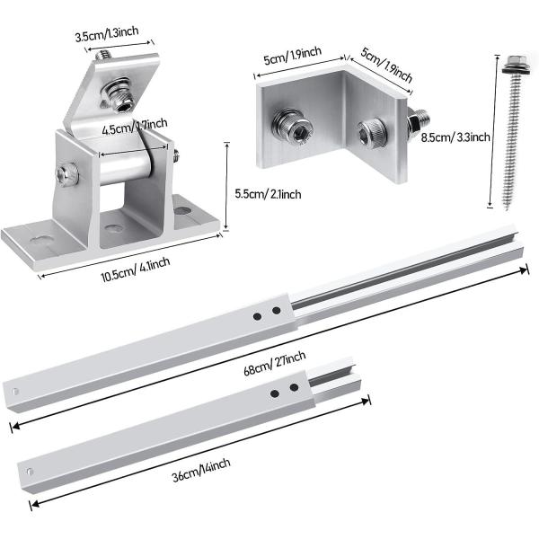 Quality 25-Year Service Life Adjustable Angle Bracket Solar System Mount with ISO9001/CE for sale