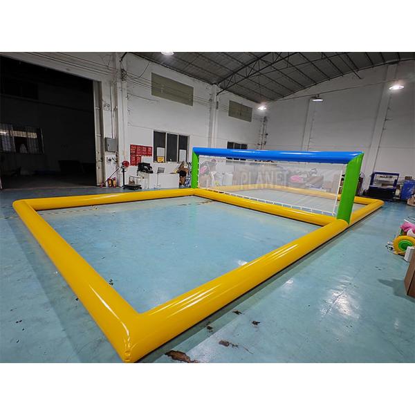 Quality Outdoor Airtight Inflatable Volleyball Field Inflatable Volleyball Court Water for sale
