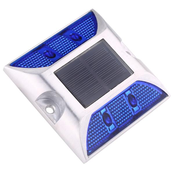 Quality Aluminum 1.2V 600MAH Solar Road Stud Light , Blue Reflective Road Markers for sale