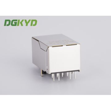 Quality Megabit Ethernet Modular Jack RJ45 With Integrated Transformer, Length 25.4mm for sale