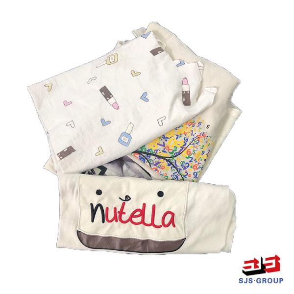 Quality Recycling T-Shirt 55cm 20kg/Bale Machine Cleaning Cloth for sale
