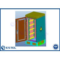 Quality Dust Proof 20U RAL7035 Weatherproof Electrical Cabinet for sale