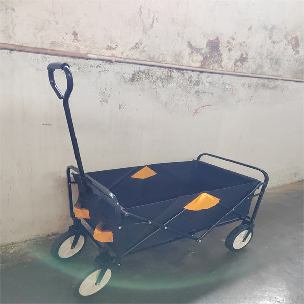 Quality Four Wheel Collapsible Wagon Cart Large Capacity Foldable Garden Trolley for sale