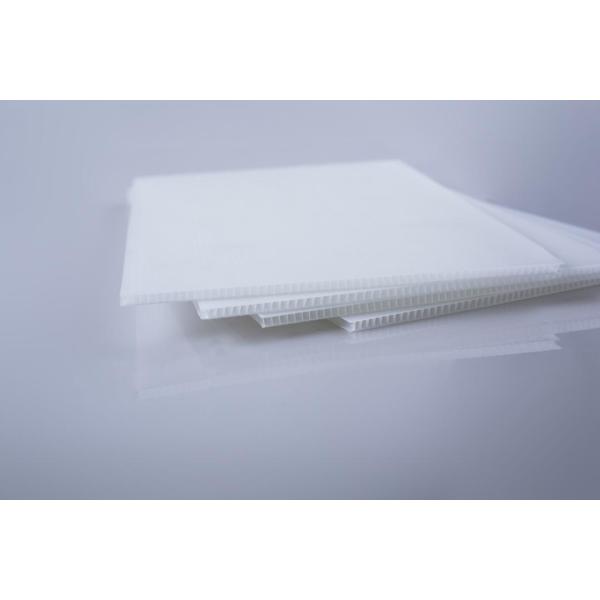 Quality White Plastic Corrugated Plastic Sheets 4x8 Shakeproof PP Hollow Corrugated for sale