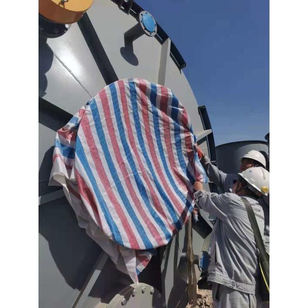 Quality 8.5m Plastic Pellet Storage Silos , 4T Silo Storage Tank for sale