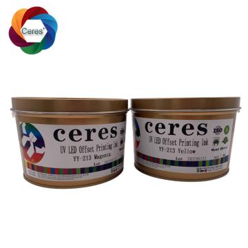 Quality MSDS UV Offset Ink Ceres 1 Kg Can Solvent Based Ink YY-213 Fast Drying for sale
