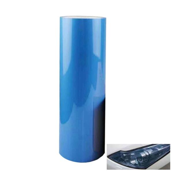 Quality Anti-scratch TPH PPF Blue Headlight vinyl wrap Car Lamp Film 0.3*15M Film for sale