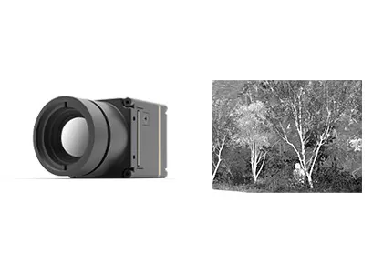 Quality 400x300 17μm Compact COIN Series Uncooled Thermal Camera Core for sale