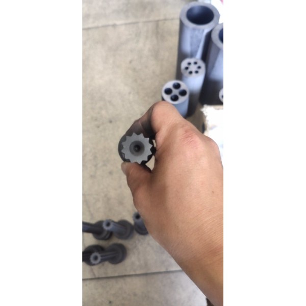 Quality Hexagon Graphite Gear for Casting Brass Bar According to Customers' Drawing for sale
