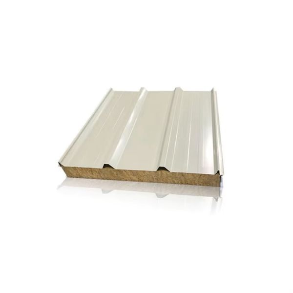 Quality Fire and Sound Proof Rock Wool Sandwich Wall Roof Panel The Key to a Modern Warehouse for sale
