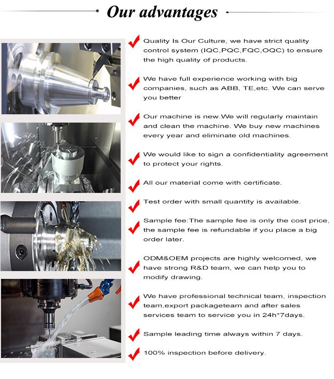 CNC Machined Milling Anodized Custom Made Aluminum Parts Spare Part