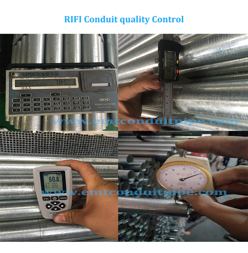 Silver Premium Quality British Standard GI Conduits High Durability For ...