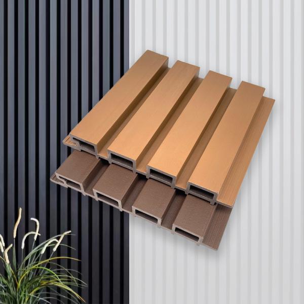 Quality Modern Damask Design Style Exterior Outdoor WPC Wall Panel Panels for Siding for sale