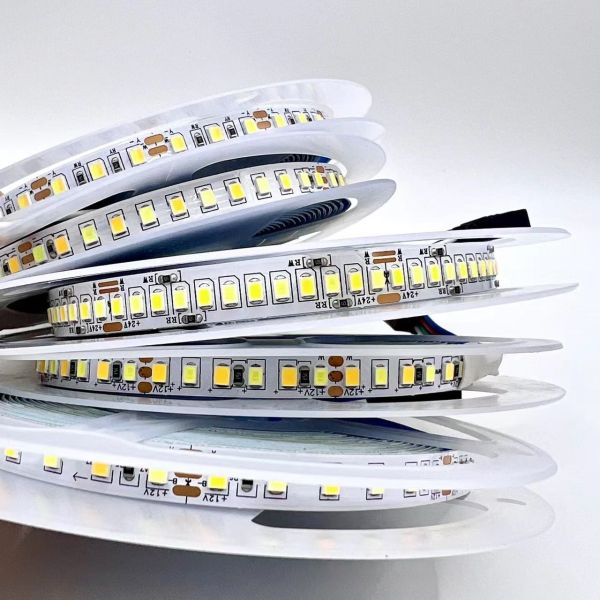 Quality Smd 2835 Adjustable Color Temperature LED Strip 120leds/M 8mm PCB Width for sale