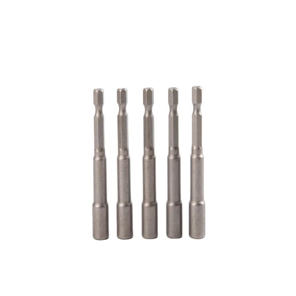 Quality 7mm*65mm*5PC Strong Magnetic Nut Driver Set with Clear  Marks CRV Material for sale