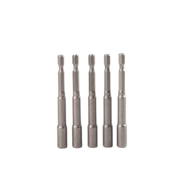 Quality 7mm*65mm*5PC Strong Magnetic Nut Driver Set with Clear Marks CRV Material for sale
