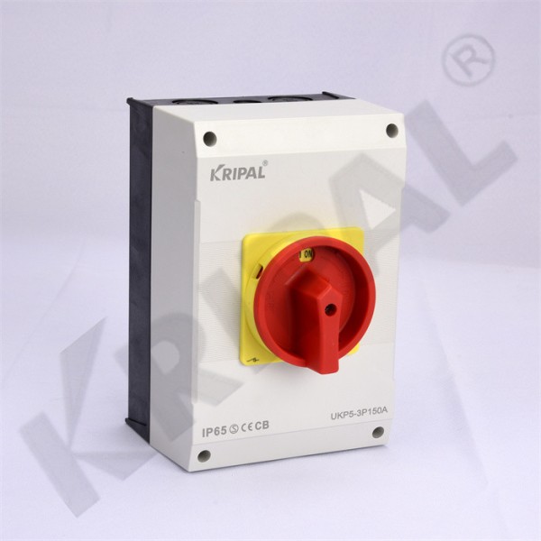 Quality IP65 63A Four Pole Rotary Electrical Iolator Switch Disconnector for sale