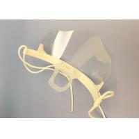 Quality White Polyester European Style Transparent Nose And Mouth Face Shield FDA for sale