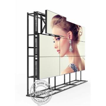 Quality 65" Narrow Bezel Splicing Screen Seamless 4K LCD Video Wall for sale