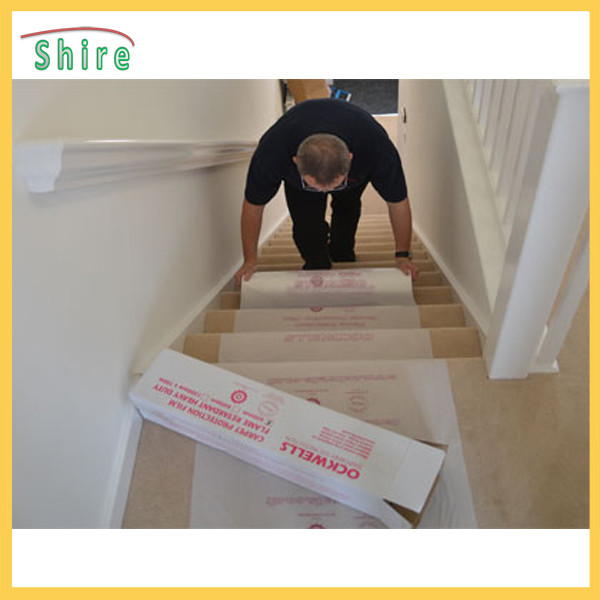 Quality SH - CT49085 Stair Carpet Protection Film Temporary Stair Protective Films for sale
