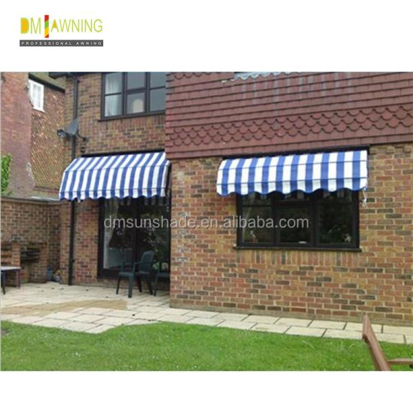 Quality Aluminium Dutch French Style Awnings Retractable Window Awning for sale
