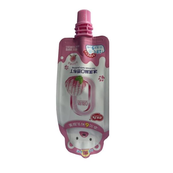 Quality Matte Plastic Spout Gravure Printing Side Gusset Waterproof Snack Pouch for sale