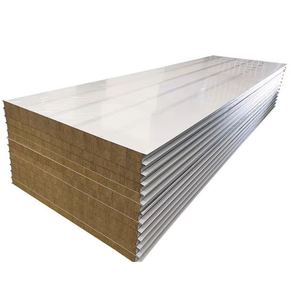 Quality Modern Design Steel EPS PU PIR XPS Rock Wool Core Material Roof Wall Panel for Warehouses for sale