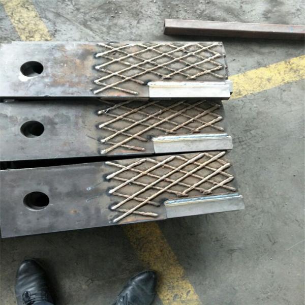 Quality Impact Resistence 150J/Cm2 High Chromium Cane Knife Edges For Mining for sale