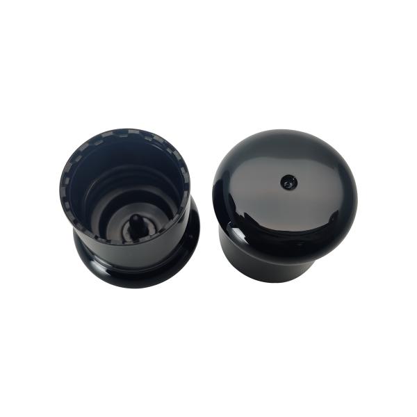 Quality Black 20/415 Plastic Screw Cap With Mushroom Shape for sale