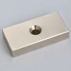 china NdFeB rare earth magnet magnet with hole special-shaped counterbore shape square