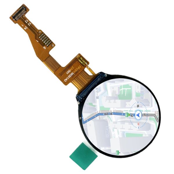 Quality RGH 1.09 Inch Round Circular LCD Display Panel Brightness 420cd/M2 for sale