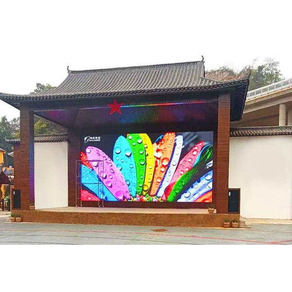 Quality 3840Hz Refresh Rate 4mm Brightness Outdoor LED Display Screen for Advertising for sale