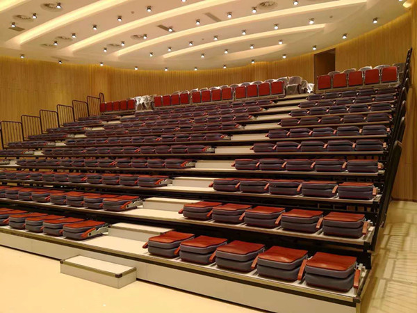 Quality Plywood Backrest Indoor Bleacher Seating for sale